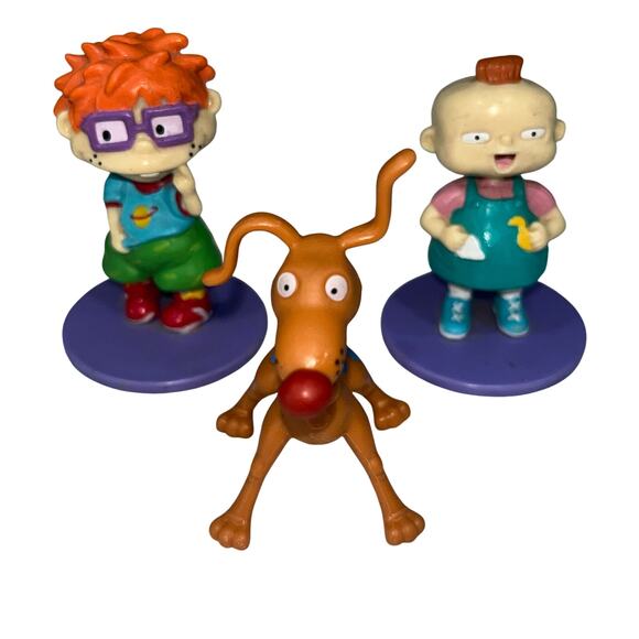 Viacom | Toys | Nickelodeon Rugrats Phil Chuckie Spike Action Figures ...